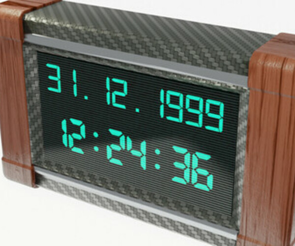 ArtStation - Digital clock live | Resources