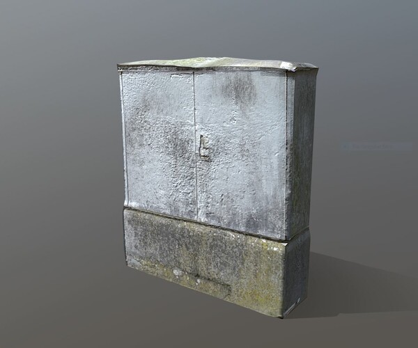 ArtStation - Electric Box Asset | Game Assets