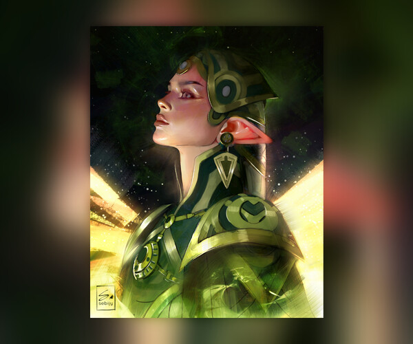 ArtStation - Portrait of Haleyna | Tutorials