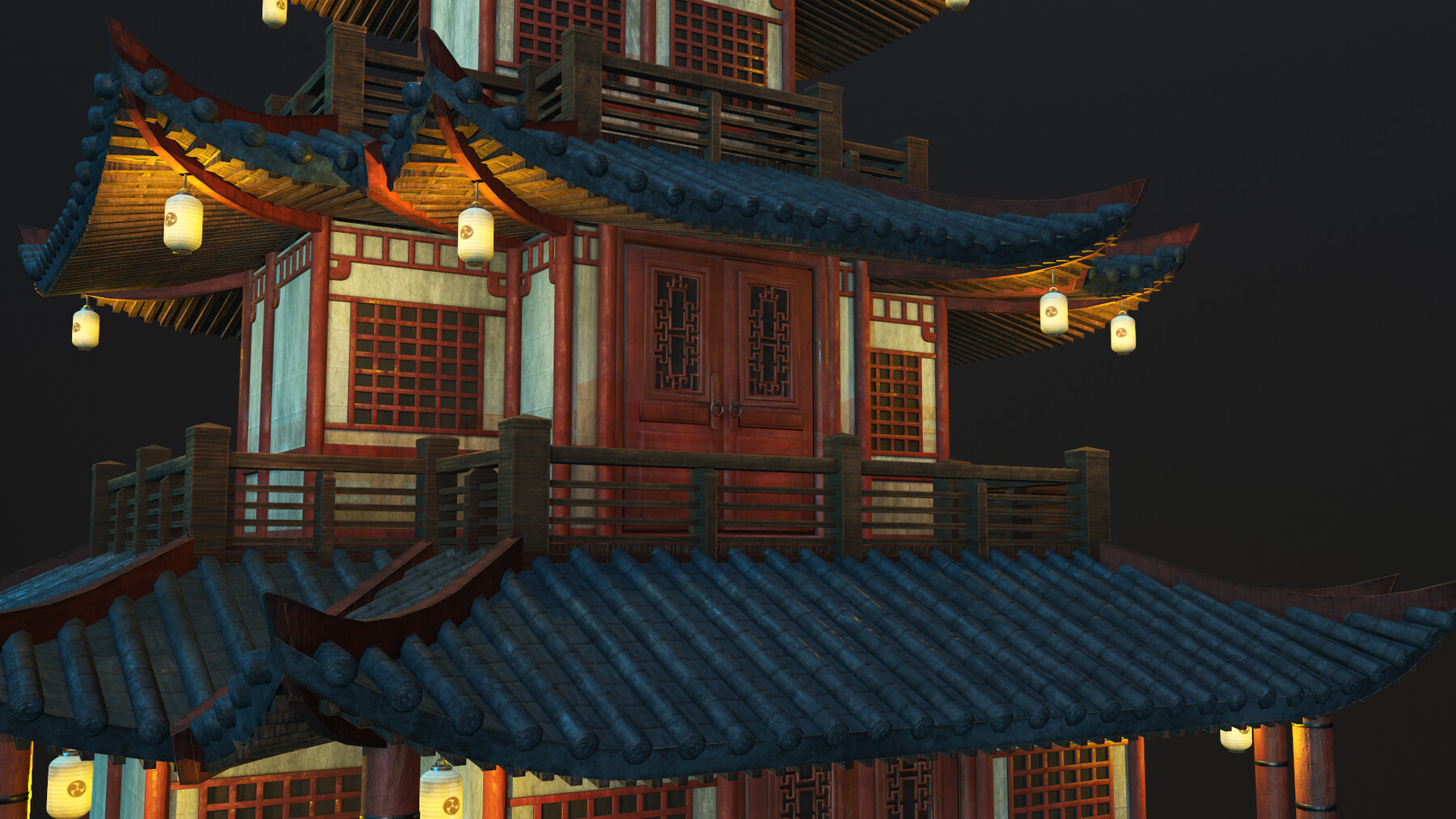 ArtStation - Japanese Realistic Traditional Building model | Game Assets