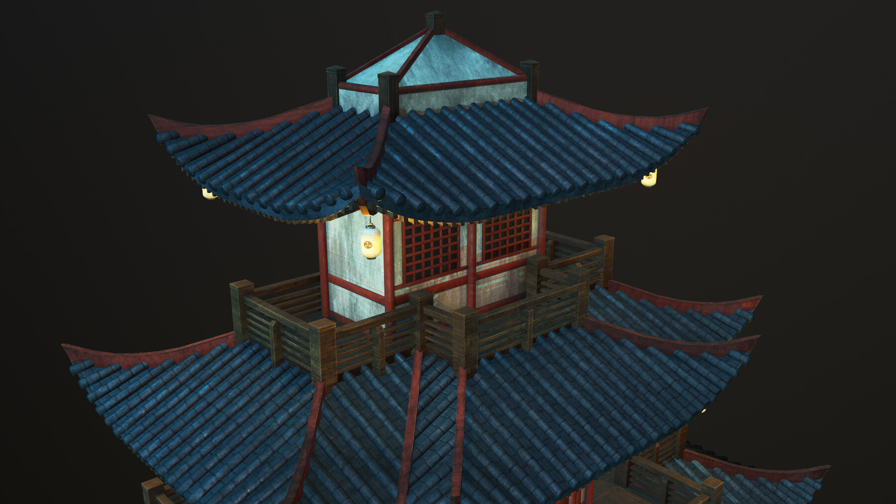 ArtStation - Japanese Realistic Traditional Building model | Game Assets