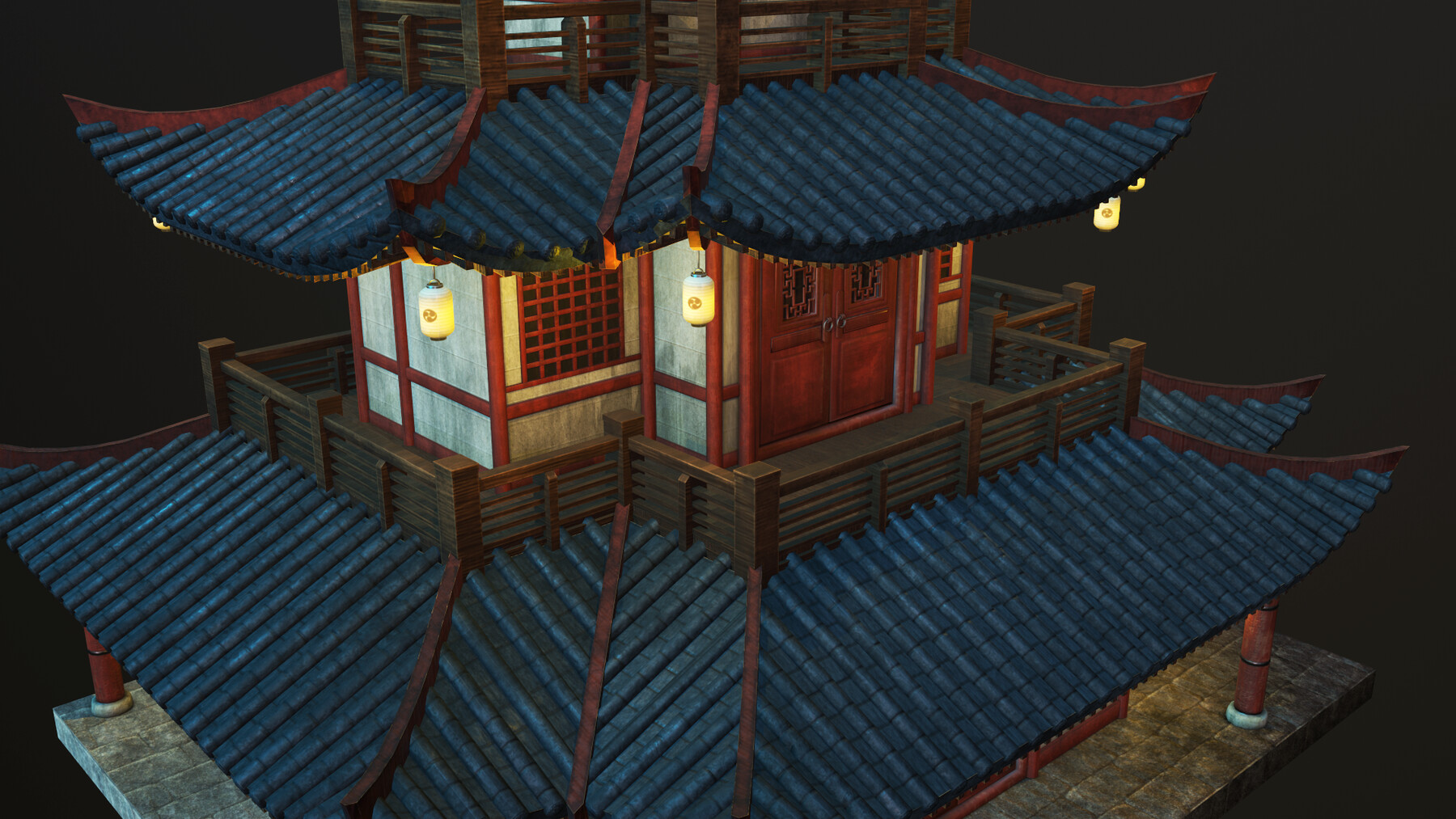 ArtStation - Japanese Realistic Traditional Building model | Game Assets