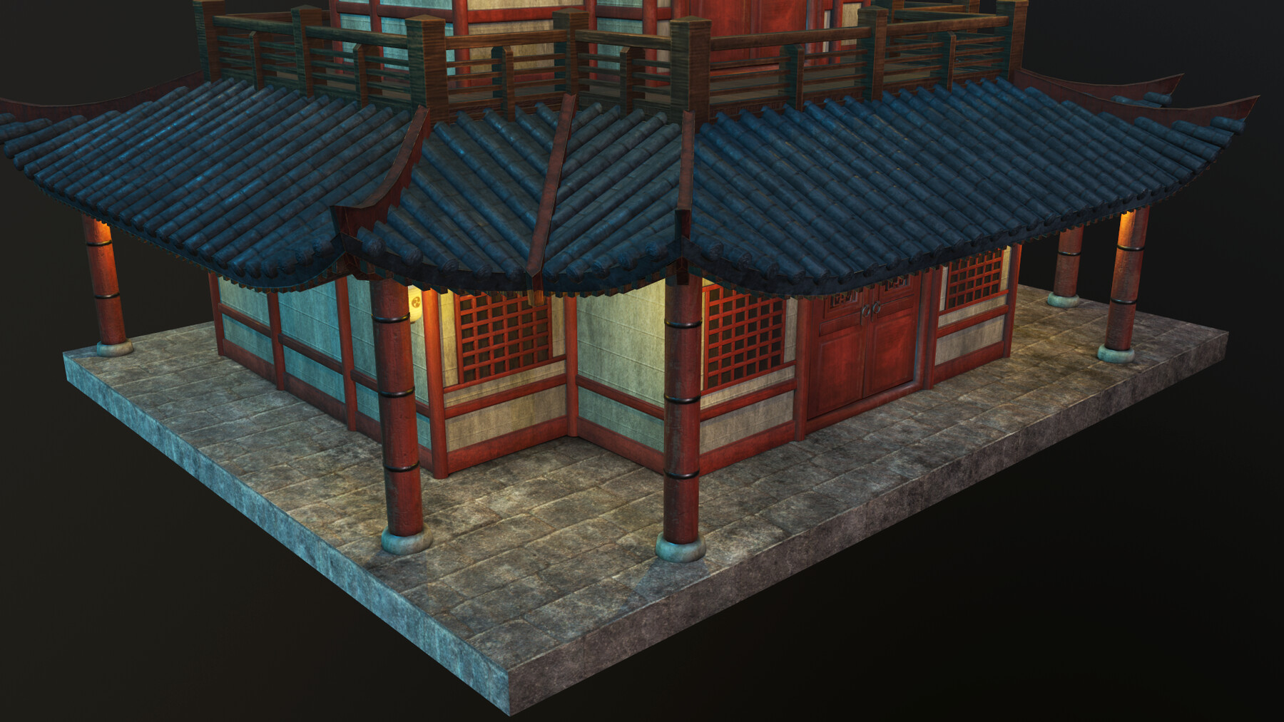 ArtStation - Japanese Realistic Traditional Building model | Game Assets