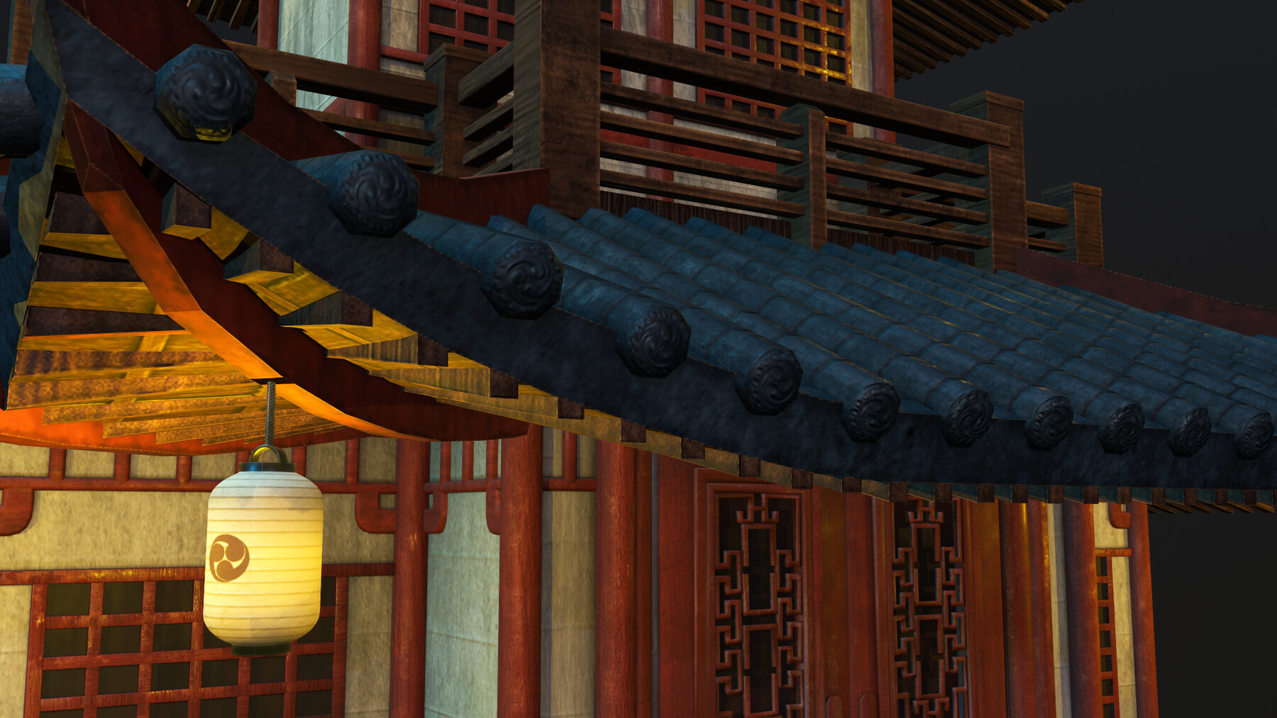 ArtStation - Japanese Realistic Traditional Building model | Game Assets