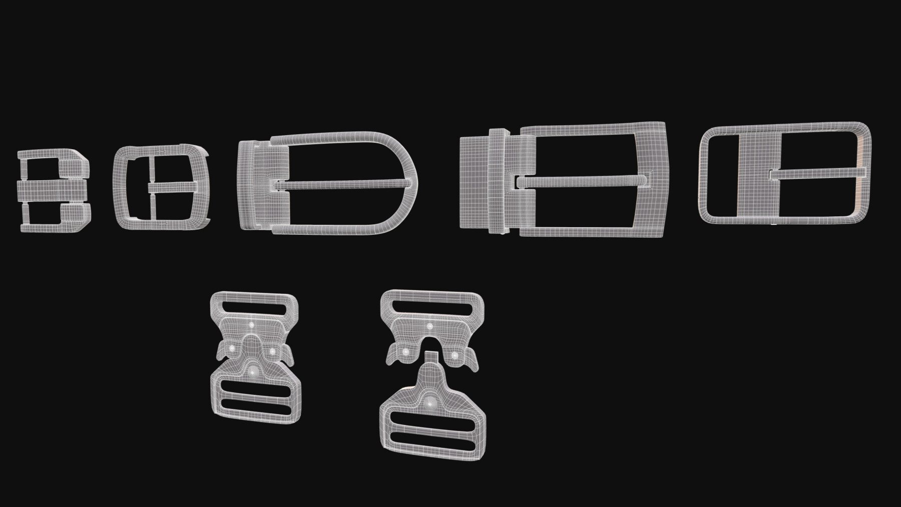 ArtStation - Pack of Buckles 2 / Zbrush IMM | Brushes