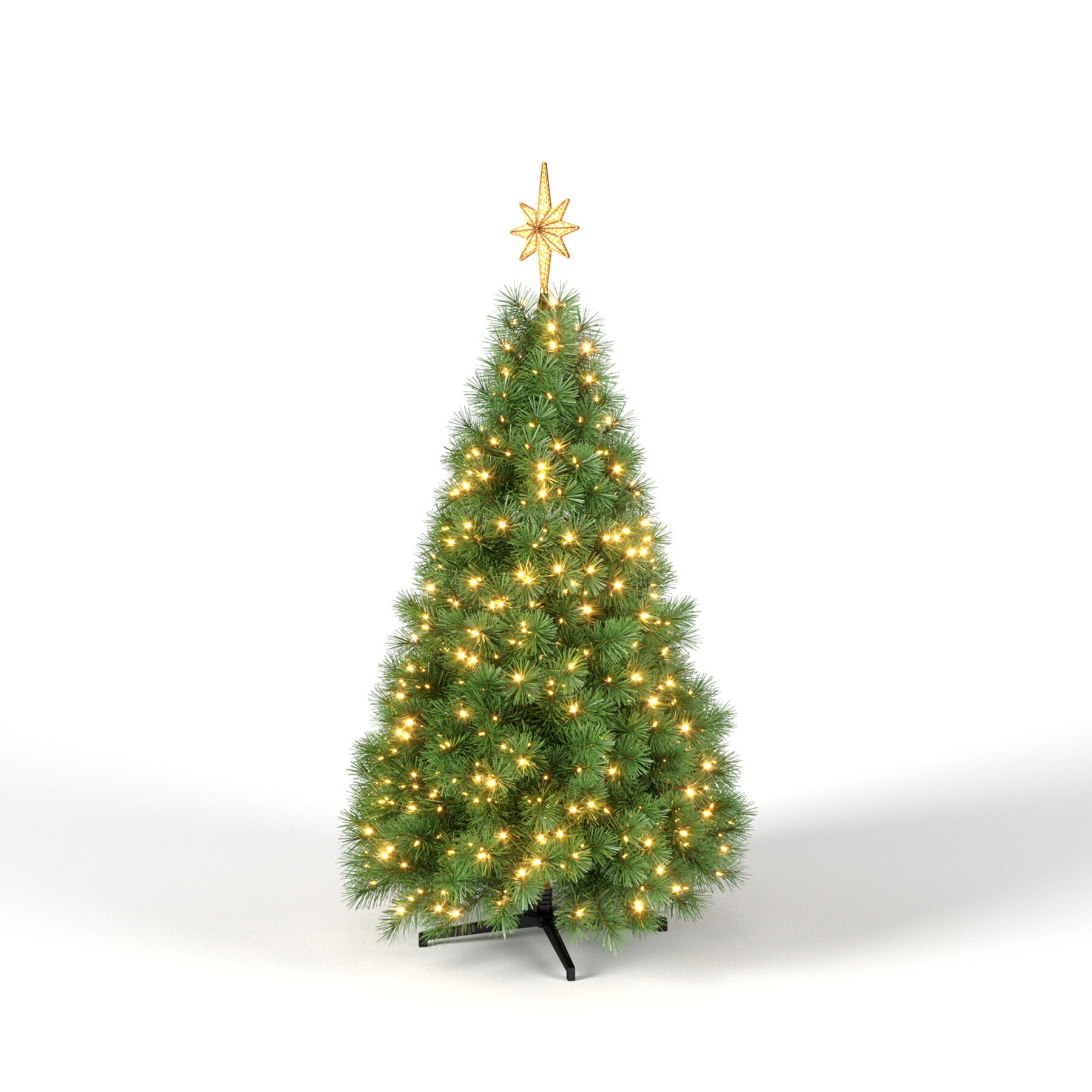 ArtStation - Tree-Christmas Tree with Animated Lights - Set 2 | Resources