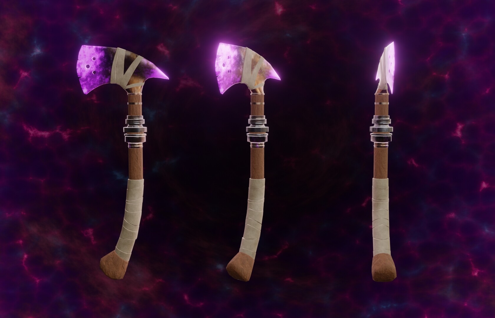 ArtStation - 8 elemental axes collection | Game Assets