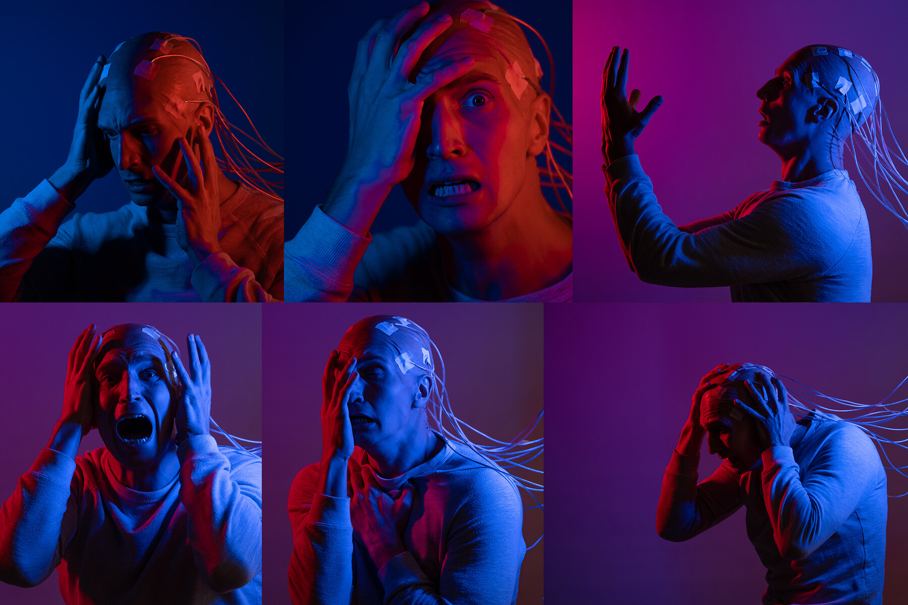 ArtStation - 700+ Emotional cyberman. Male portraits with different ...