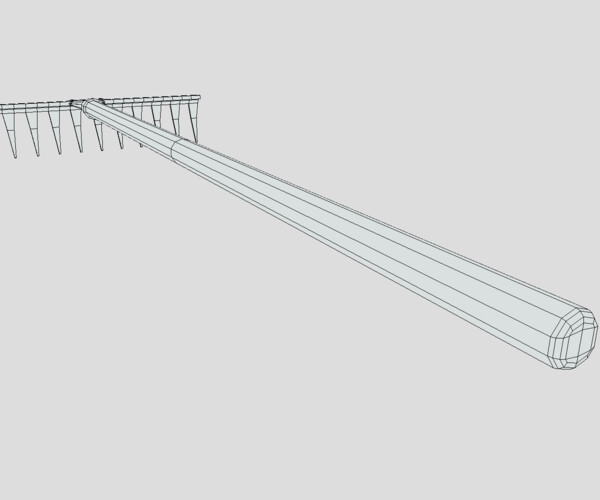 ArtStation - Low Poly Cartoon Rake | Game Assets