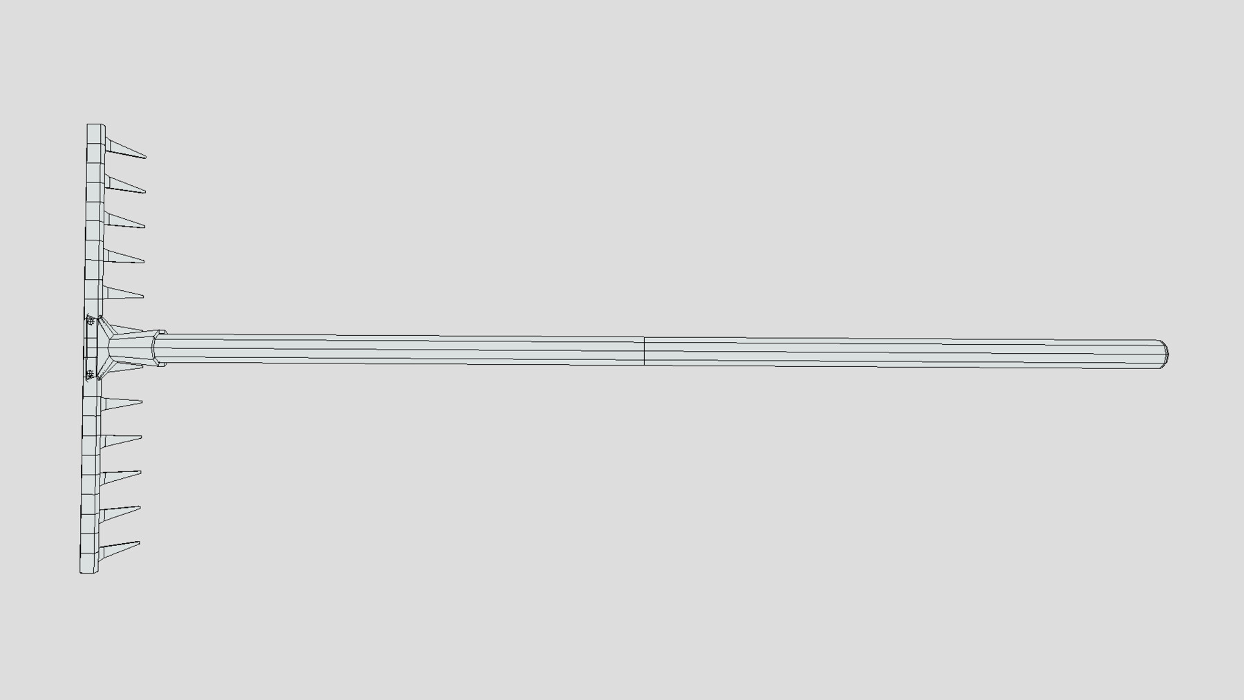 ArtStation - Low Poly Cartoon Rake | Game Assets