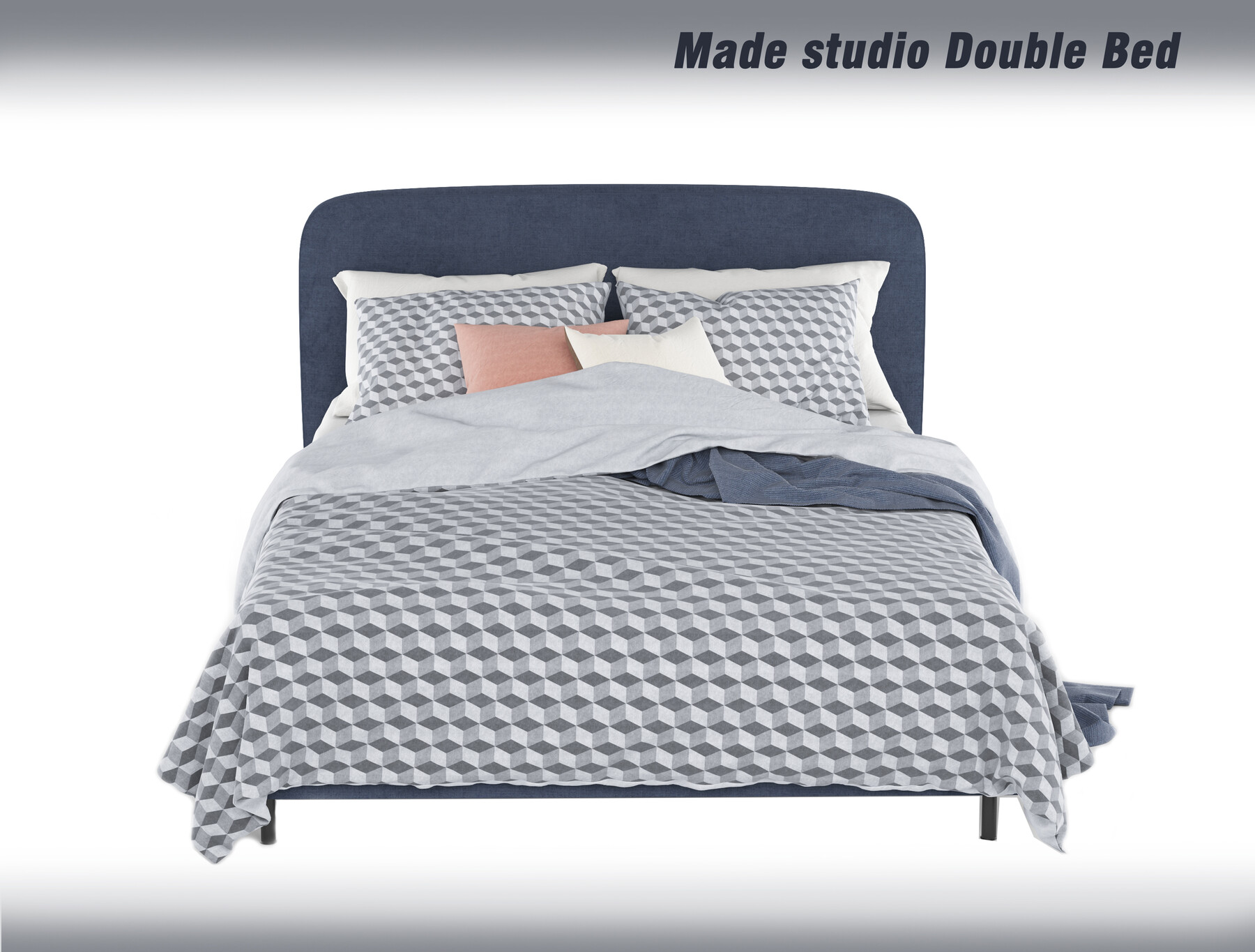 ArtStation - Made Studio Double Bed | Resources