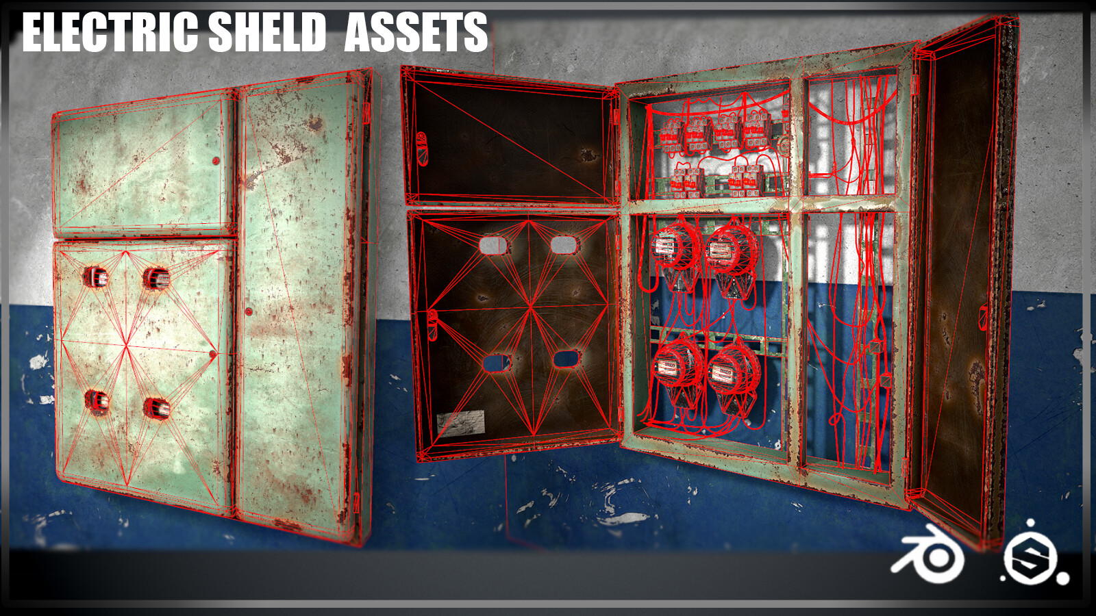 ArtStation - electrical shield assets | Game Assets