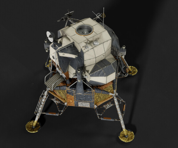 ArtStation - Apollo 11 Eagle | 3D Model | Low Poly | 4K Textures | PBR ...