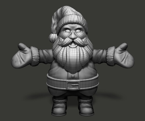 ArtStation - Santa 3D model | Resources