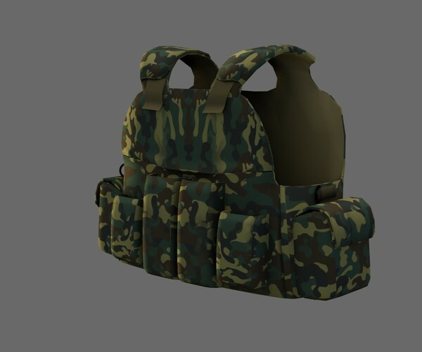 ArtStation - Bullet Proof Vest -Low Poly - Game Ready | Game Assets