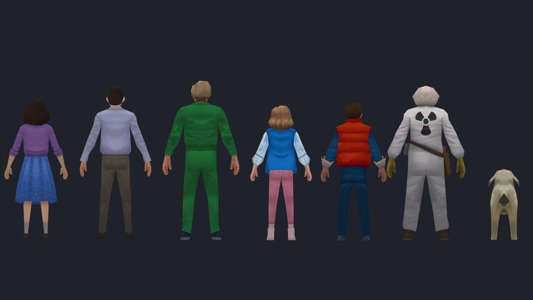 ArtStation - BTTF characters | Game Assets