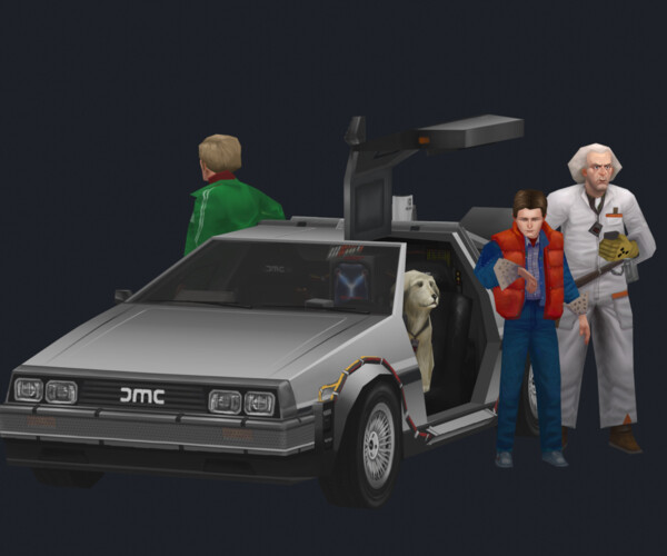 ArtStation - BTTF characters | Game Assets