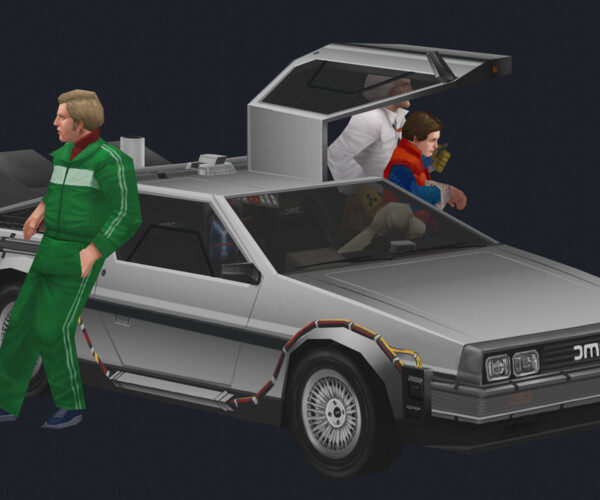 ArtStation - BTTF characters | Game Assets