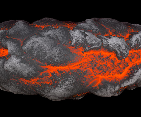 ArtStation - Lava Material PBR (.sbs+.sbsar) Vol5 | Game Assets