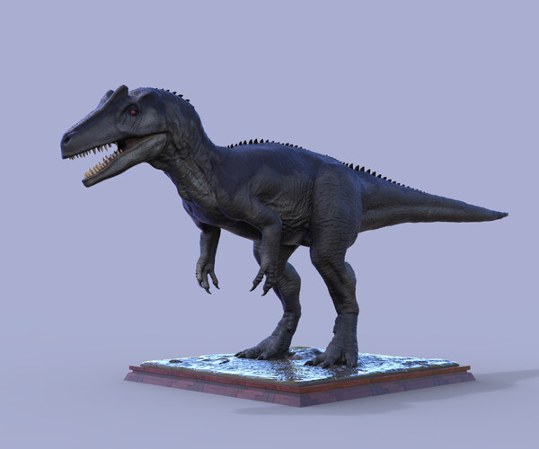 ArtStation - Allosaurus Fragilis - Statue for 3D printing | Game Assets
