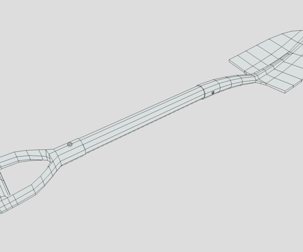 ArtStation - Low Poly Cartoon Shovel | Game Assets