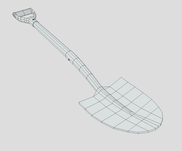 ArtStation - Low Poly Cartoon Shovel | Game Assets
