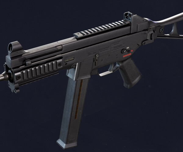 ArtStation - HK UMP 45 | 3D Model | Low Poly | 4K Textures | PBR | Game ...