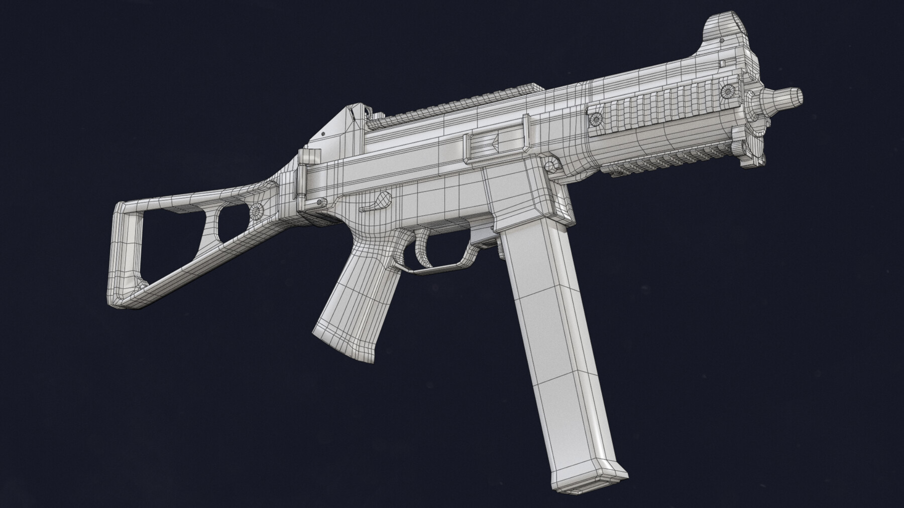 ArtStation - HK UMP 45 | 3D Model | Low Poly | 4K Textures | PBR | Game ...