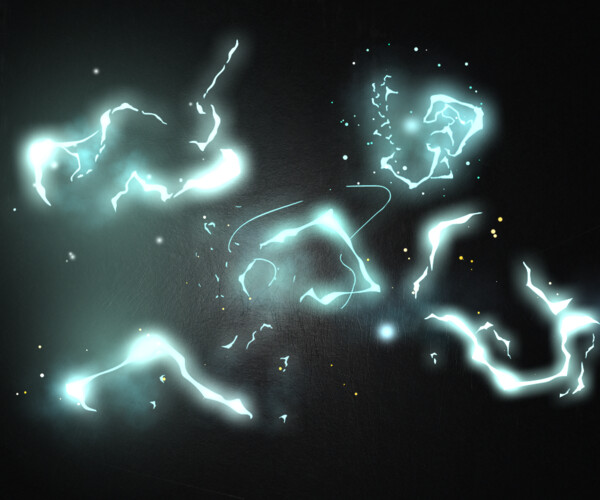 ArtStation - The 2D Animations Vol.2 - Lightning | Game Assets