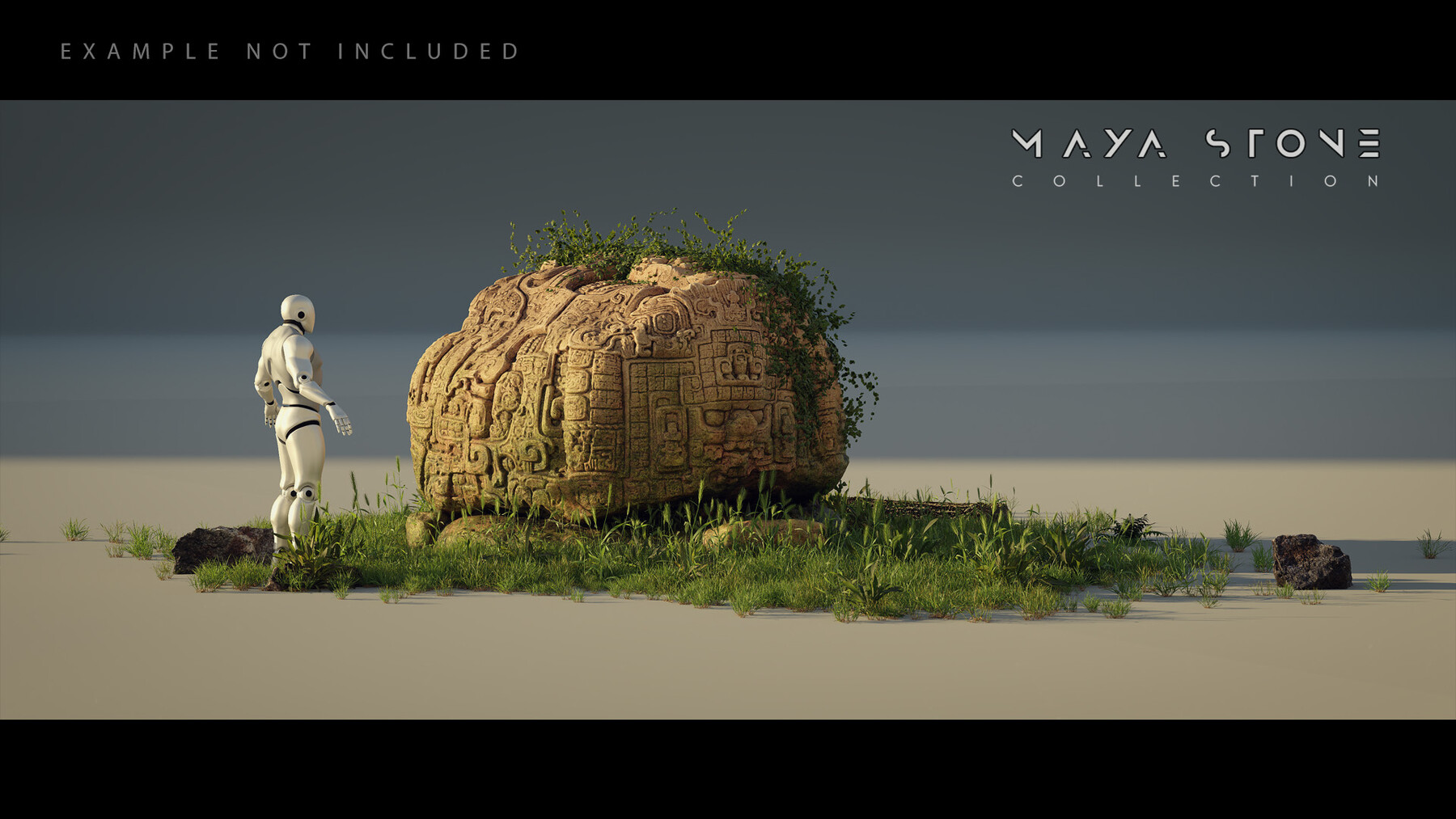 ArtStation - Mayan Stone 05 PBR 4K | Game Assets
