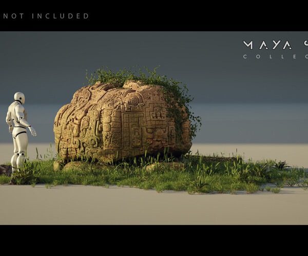 ArtStation - Mayan Stone 05 PBR 4K | Game Assets