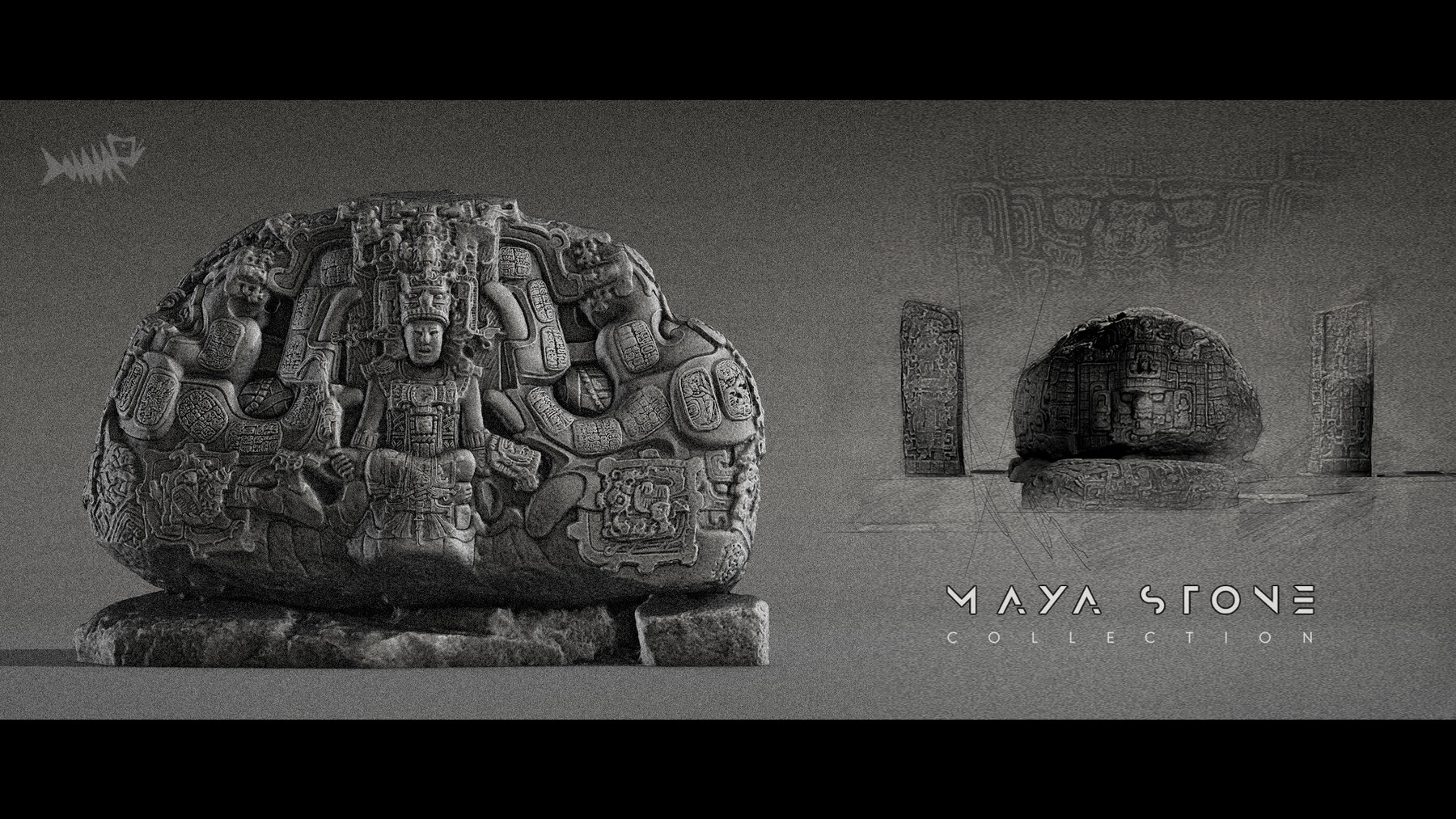 ArtStation - Mayan Stone 05 PBR 4K | Game Assets