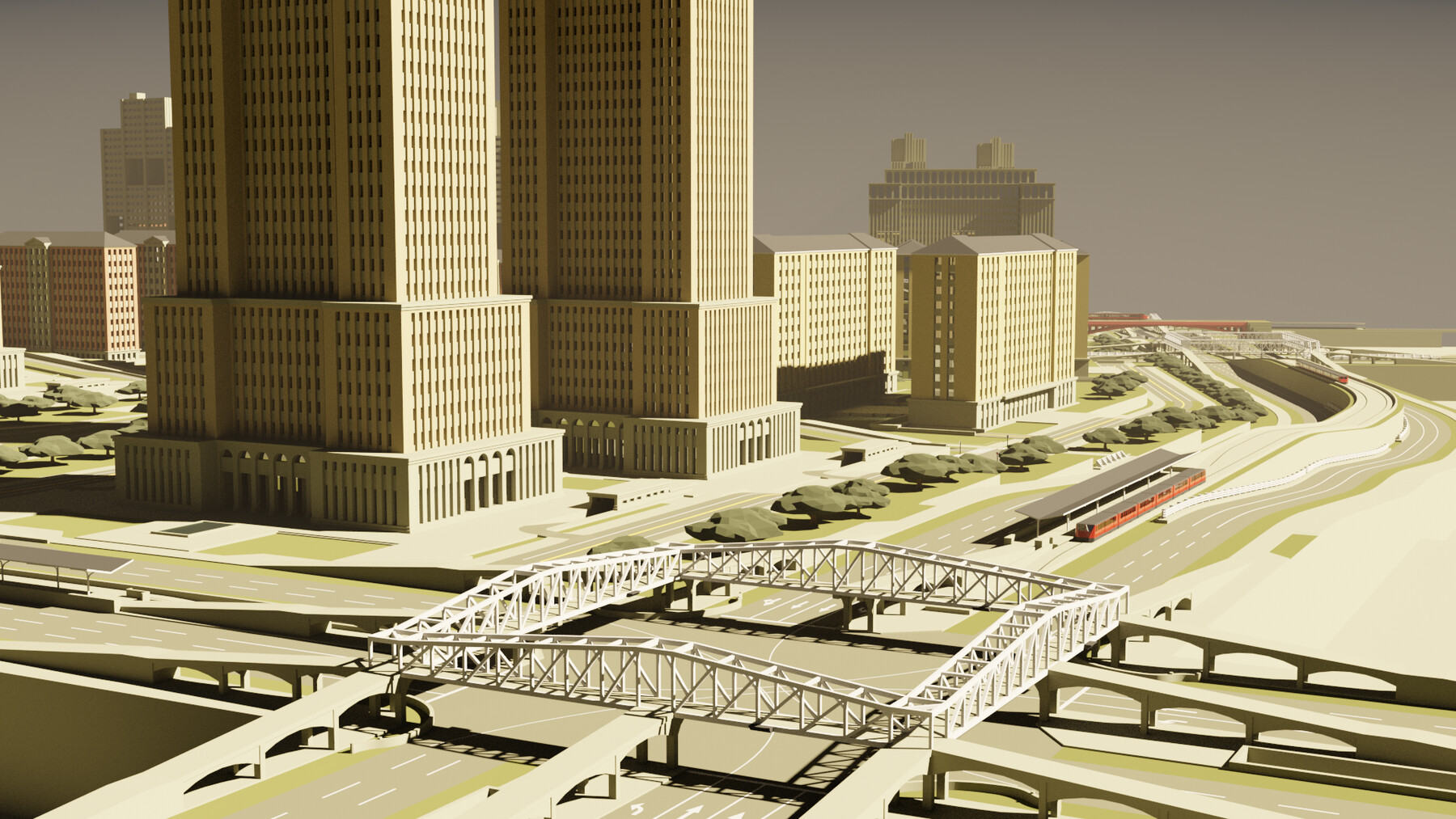 ArtStation - Building Blocks for Modern City Scenes – Kit 03 | Game Assets