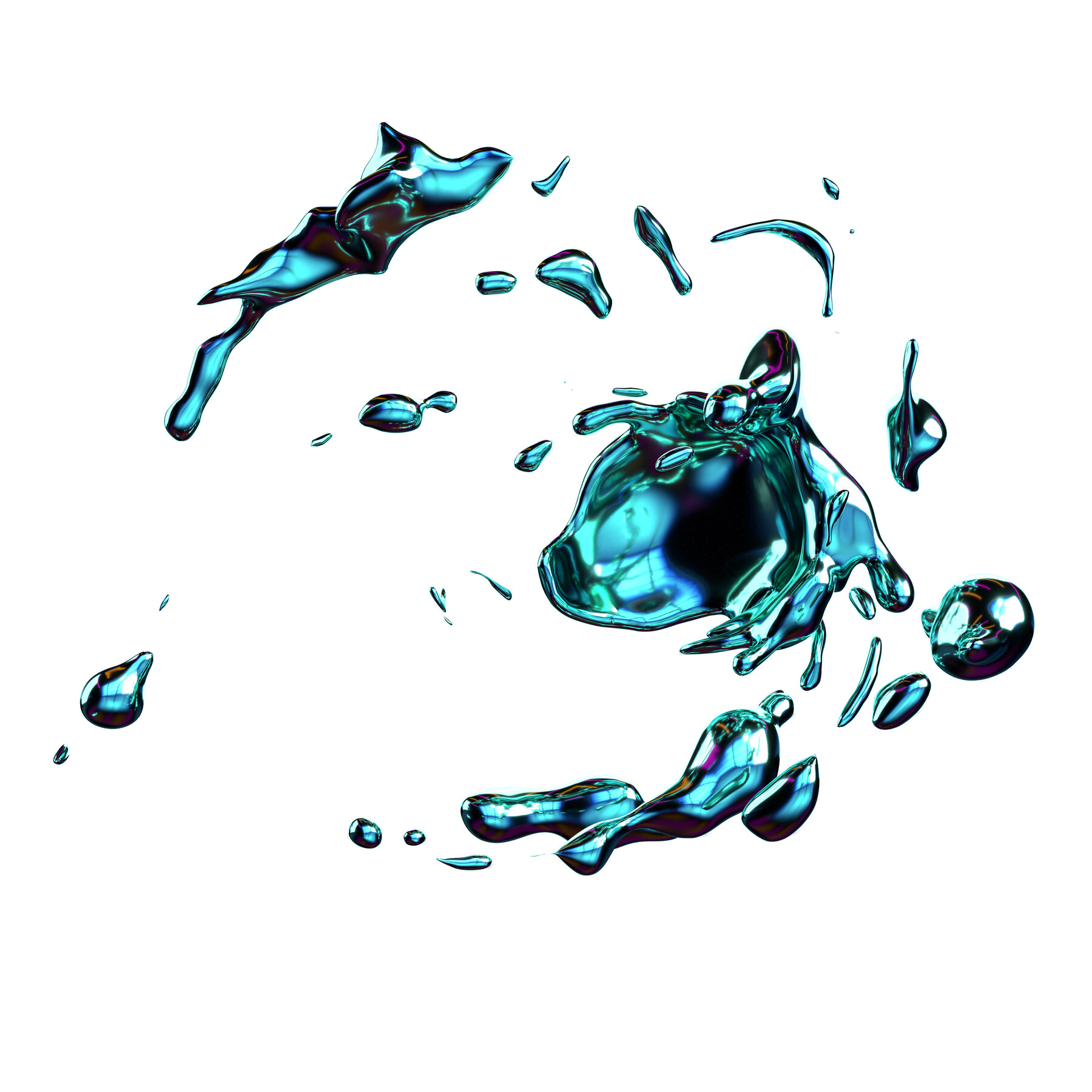 ArtStation - 300+ Water Splash with droplets isolated drops | PNG ...