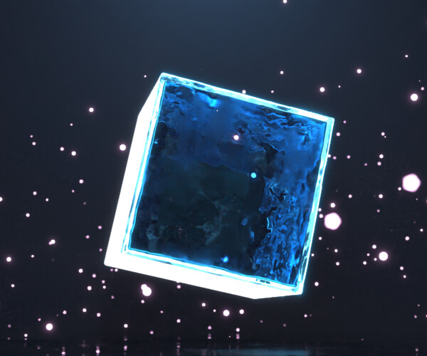 ArtStation - Animated cube 3D model | Resources