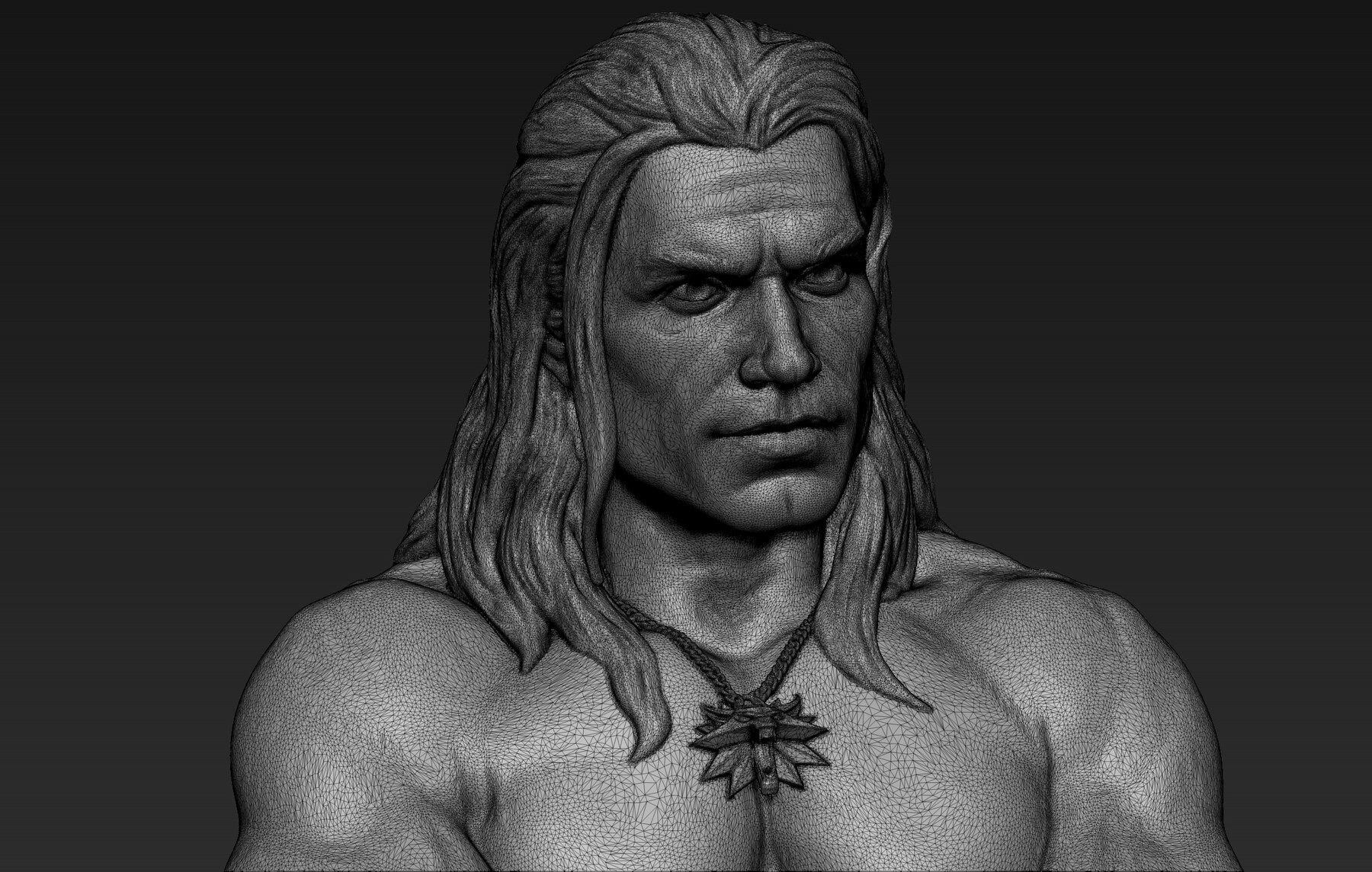 ArtStation - Henry Cavill The Witcher Bust | Resources