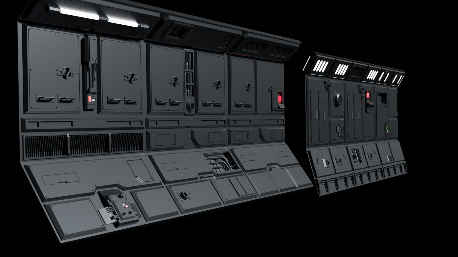 ArtStation - Sci-Fi Wall Panels 18 Parts - Pack 2 | Resources