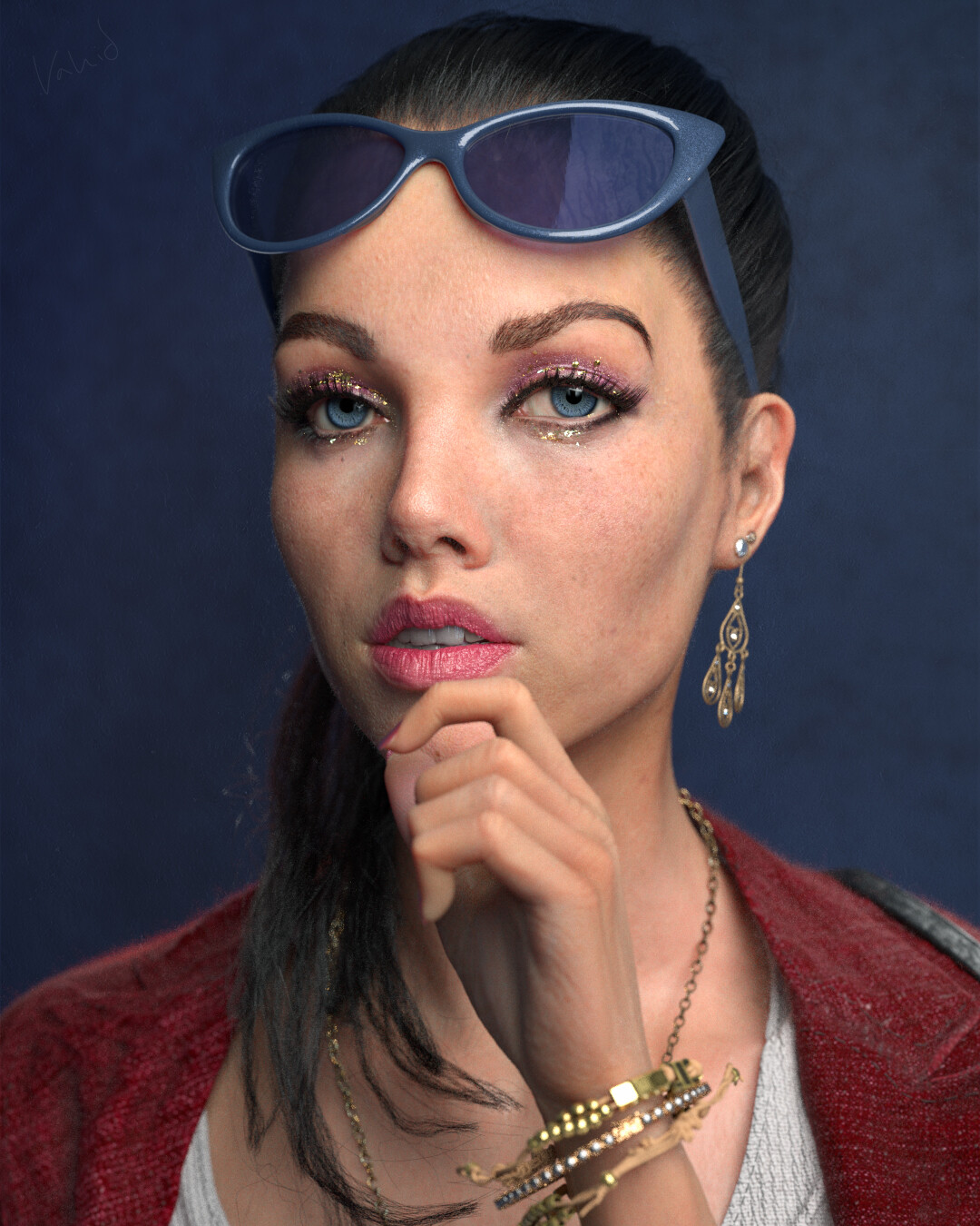 ArtStation - Zoe Free full maya scene | Resources