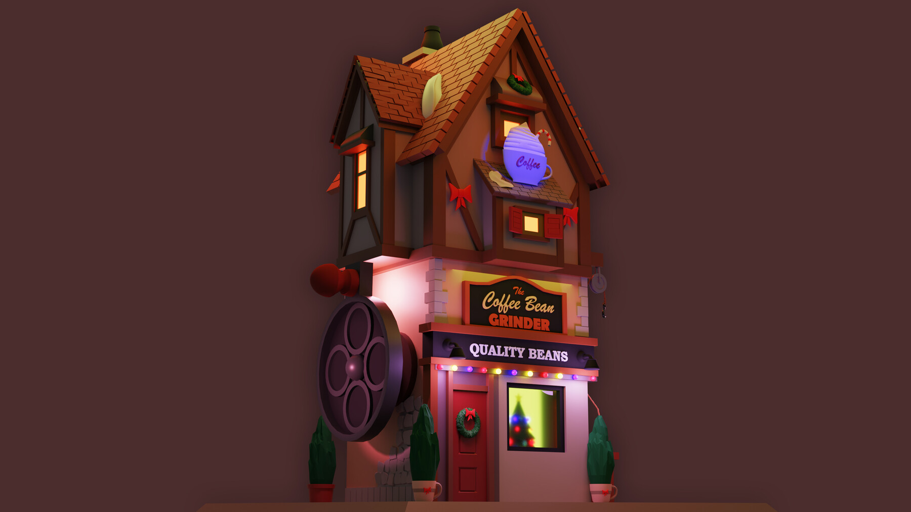 ArtStation - Christmas buildings collection vol.2 | Resources