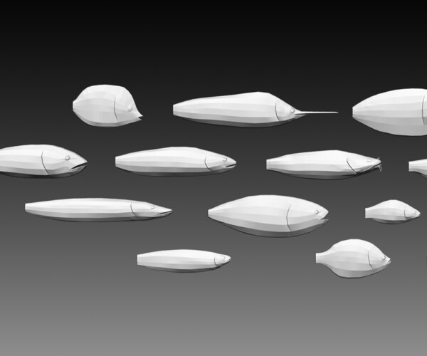 ArtStation - Fish Builder IMM | Brushes