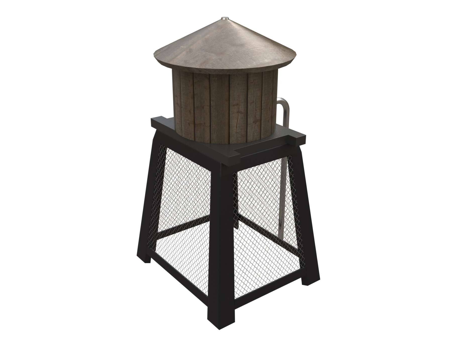 ArtStation - Building Water Tank | Game Assets