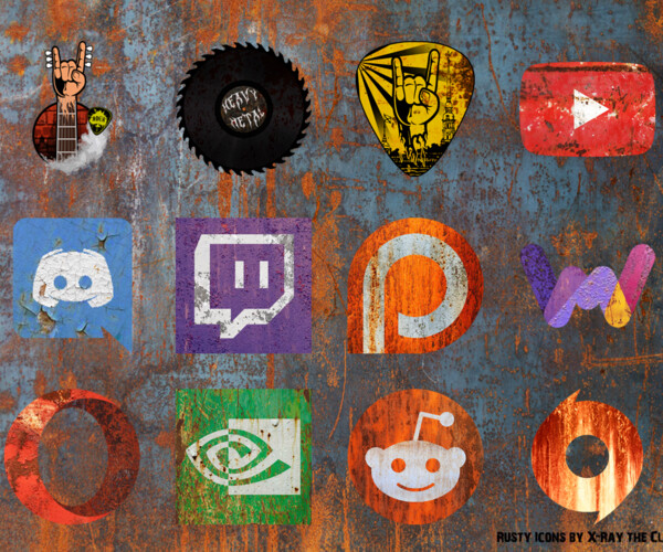ArtStation - Rusty Icons vol.3 | Resources