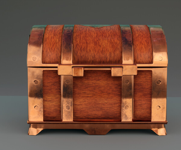 ArtStation - Chest Low-poly 3D model | Game Assets