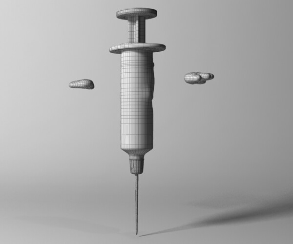 ArtStation - Cartoon Syringe Rigged | Resources