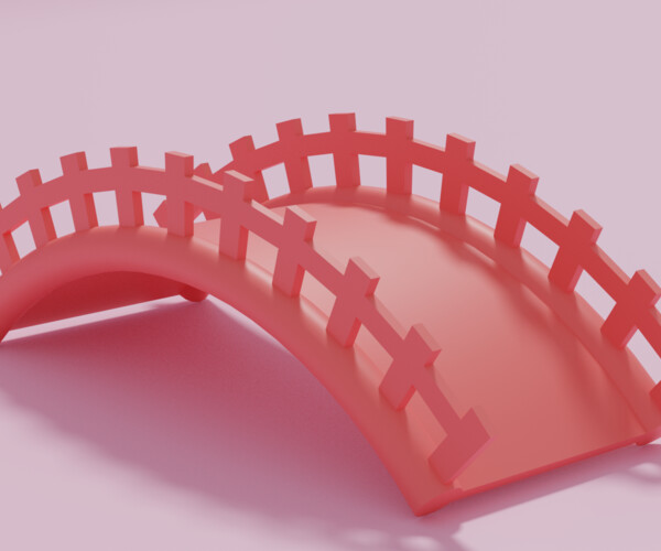 ArtStation - Cartoon Cute Bridge | Resources