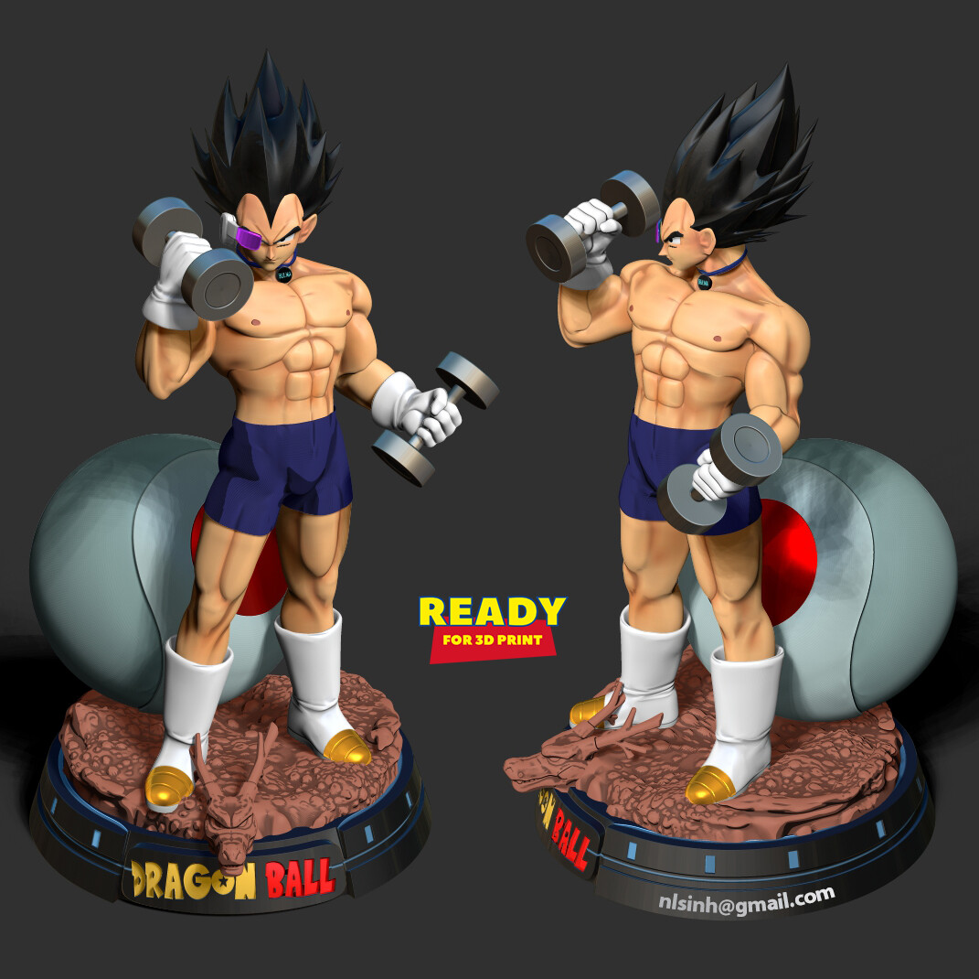 ArtStation - Vegeta with gym | Resources