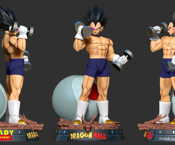 ArtStation - Vegeta with gym | Resources