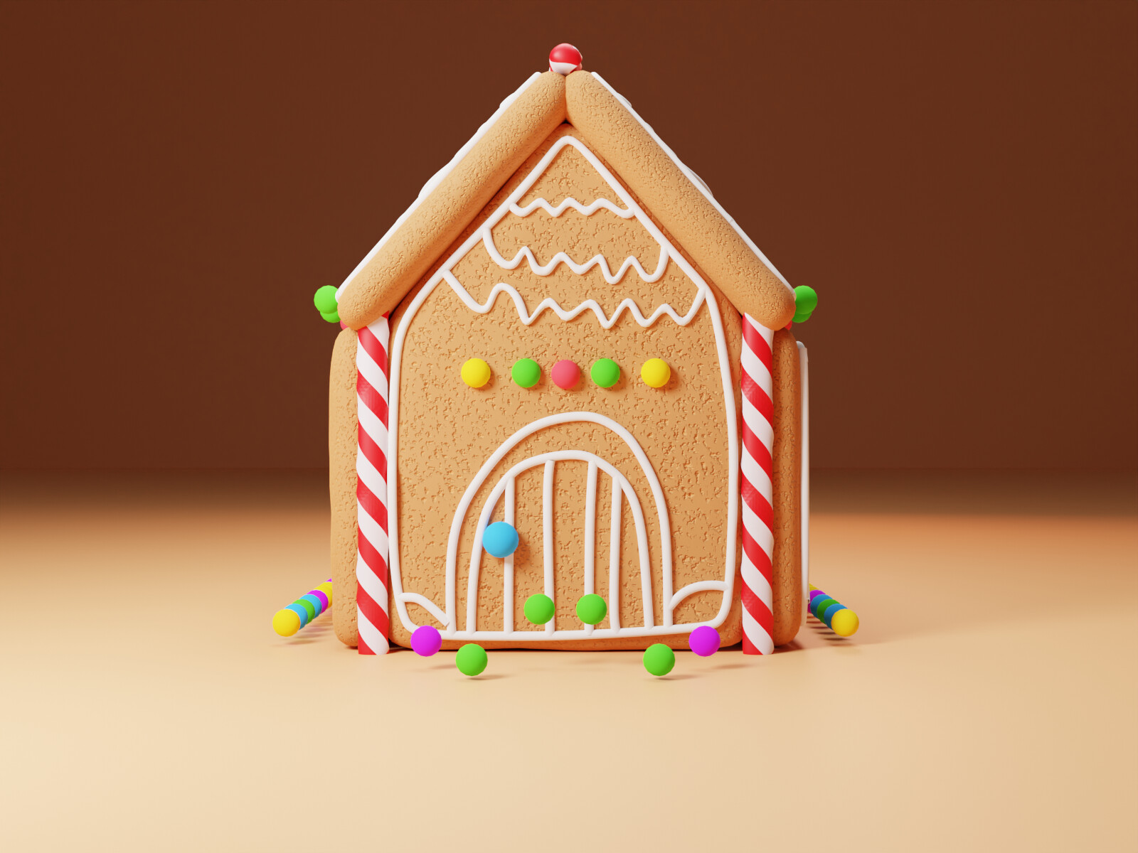 ArtStation - Stylized Gingerbread house | Resources