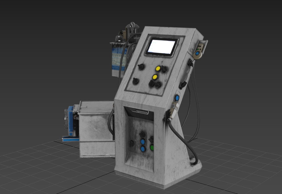ArtStation - SciFi İndustrial Computer | Game Assets