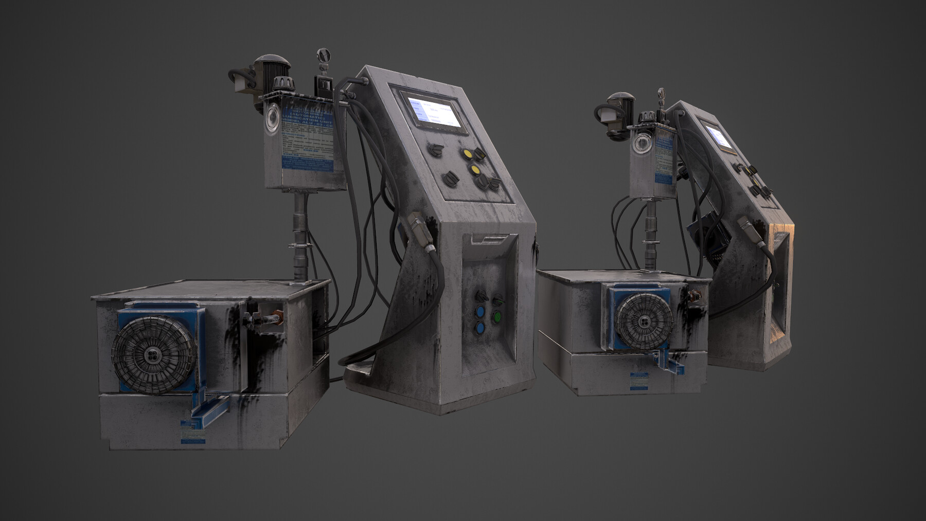 ArtStation - SciFi İndustrial Computer | Game Assets